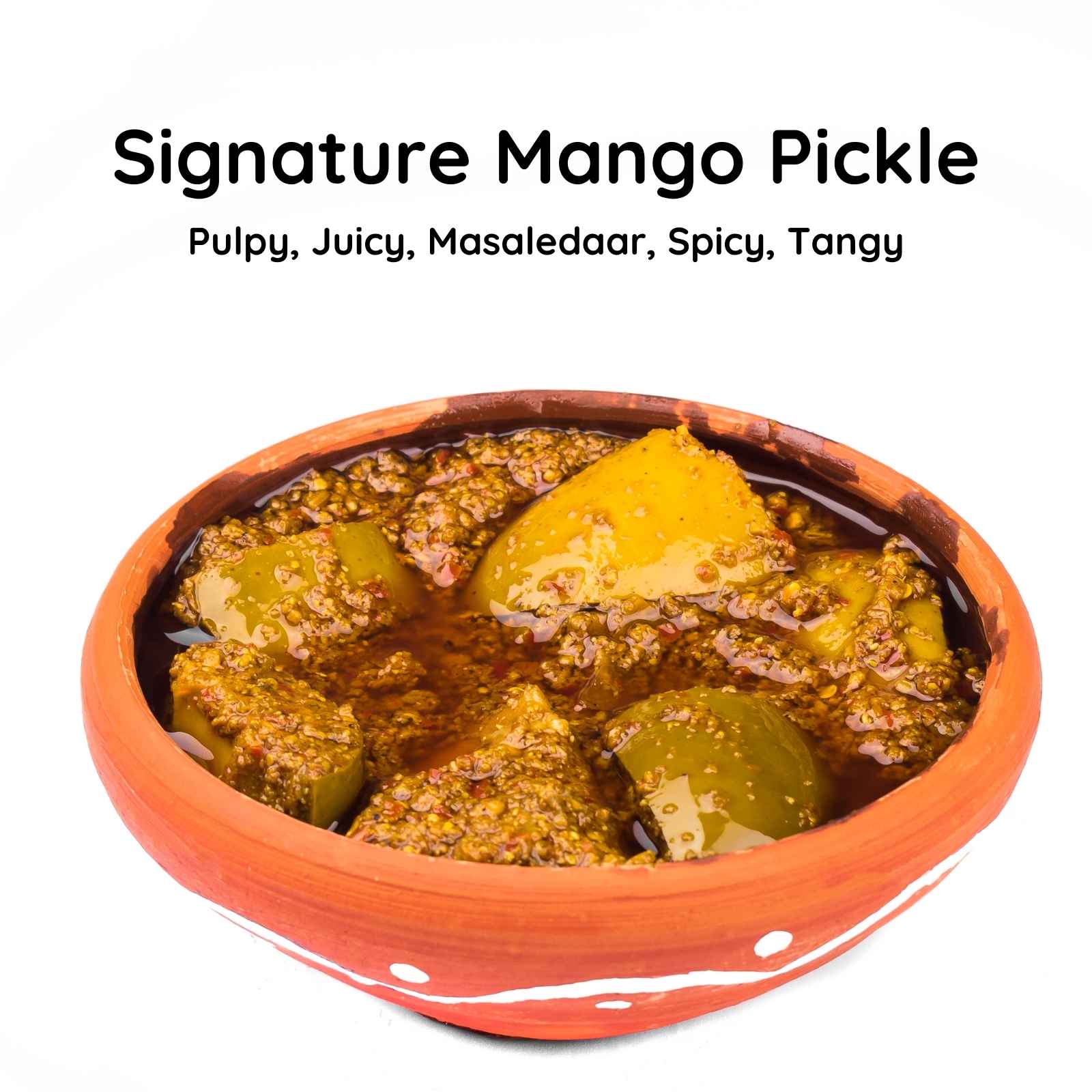 Rajan's Favourite Four Pickle Pack | Mango, Amra, Garlic & Karela